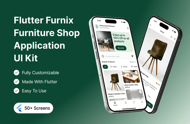 12+ Premium Flutter UI Kits | Ready-to-Use Mobile App Templates